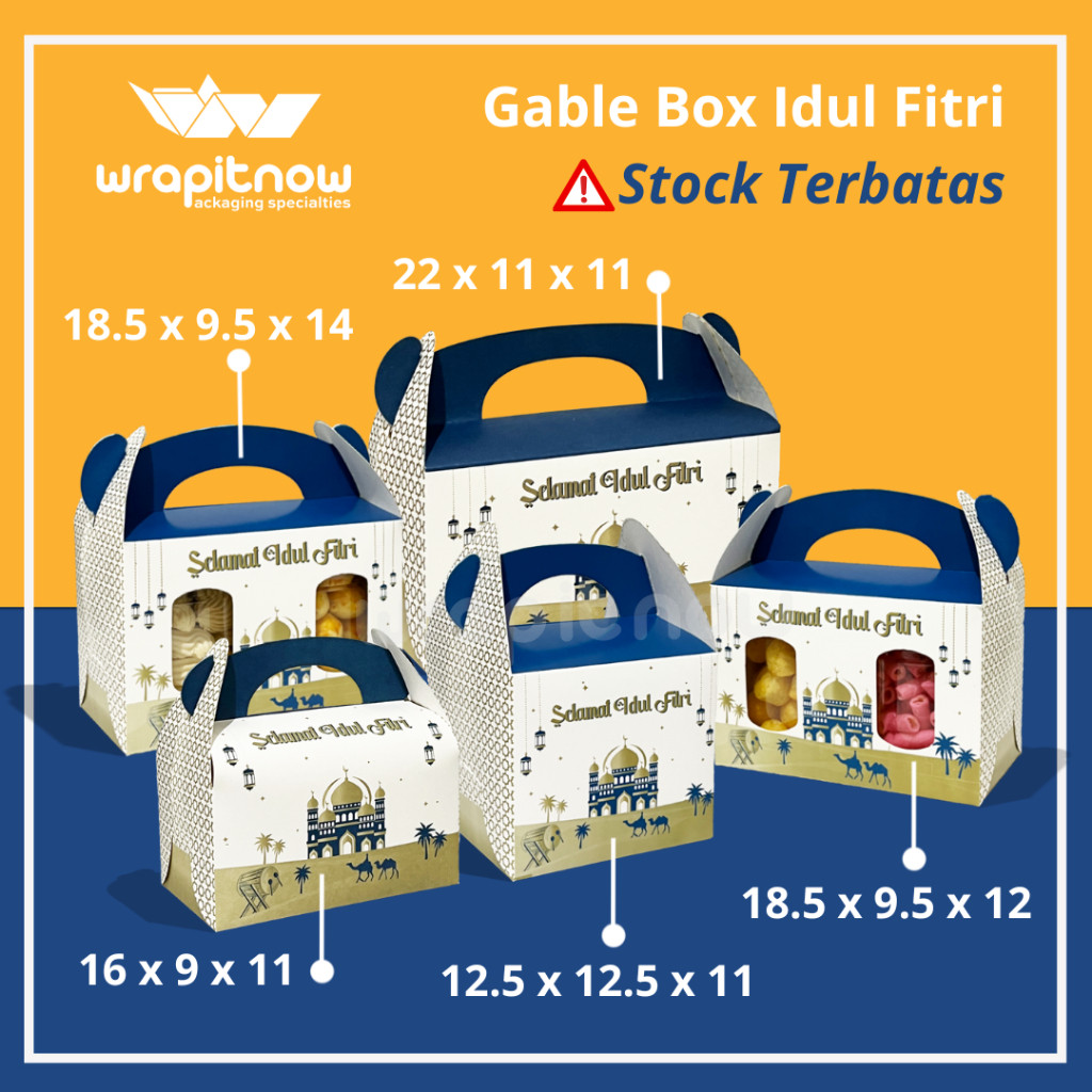 Jual Gable Box Lebaran Ivory Gable Toples Tabung Toples Bulat Box Hari ...