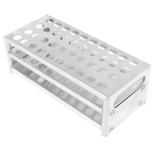 Jual LabTestKit Portable Test Tube Rack Aluminum Blood Collection Tube ...