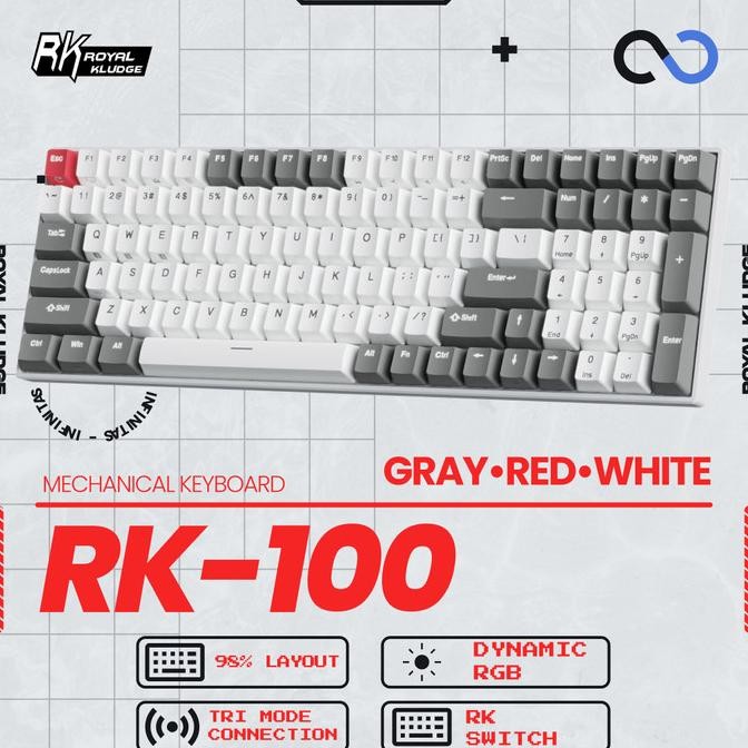 Jual Royal Kludge Rk100 / Rk-100 / Rk860 / Rk-860 Hotswap Mechanical ...