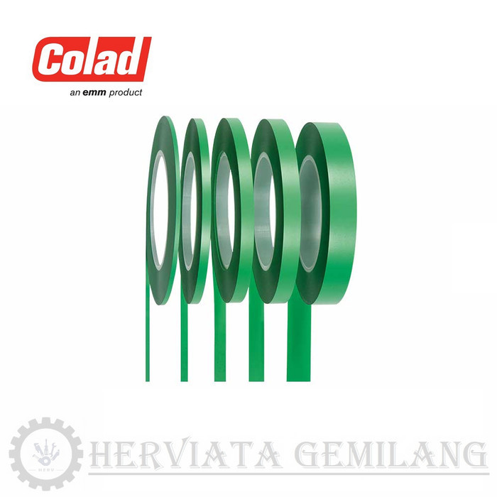 Jual Colad Green Fine Line Tape 3 6 9 12 19mm / Vinyl Flexible Masking ...