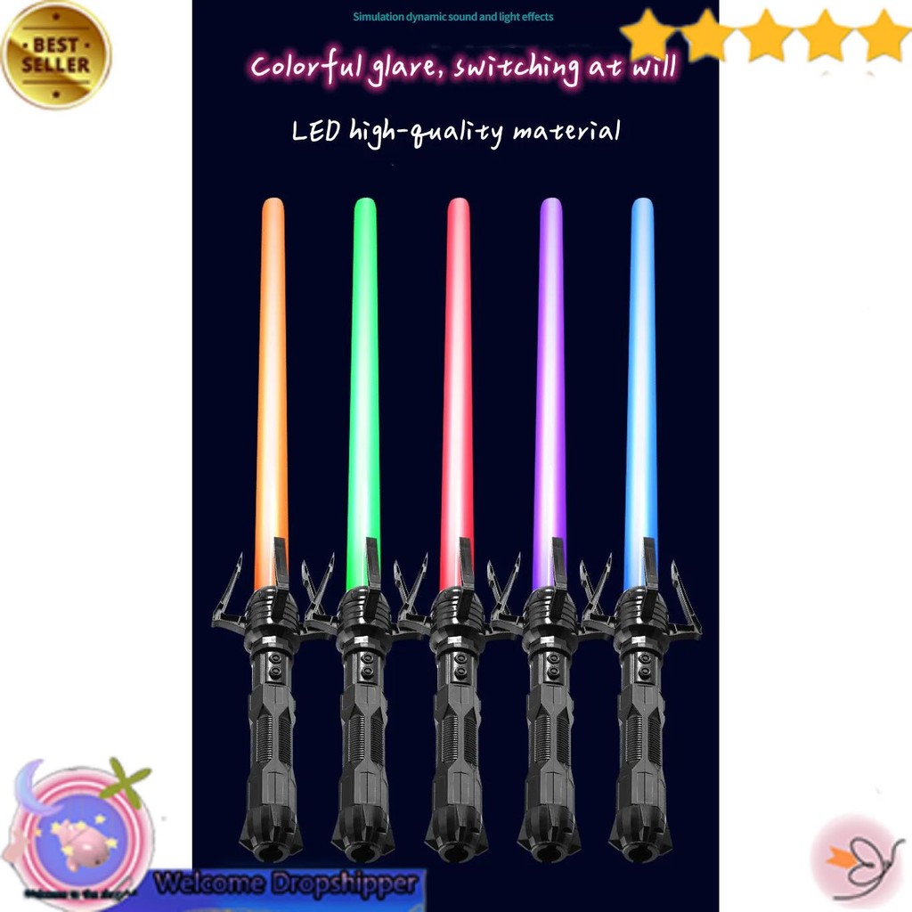 Jual Yourfav STARZ Mainan Pedang Lightsaber Star Wars Retractable 80cm ...