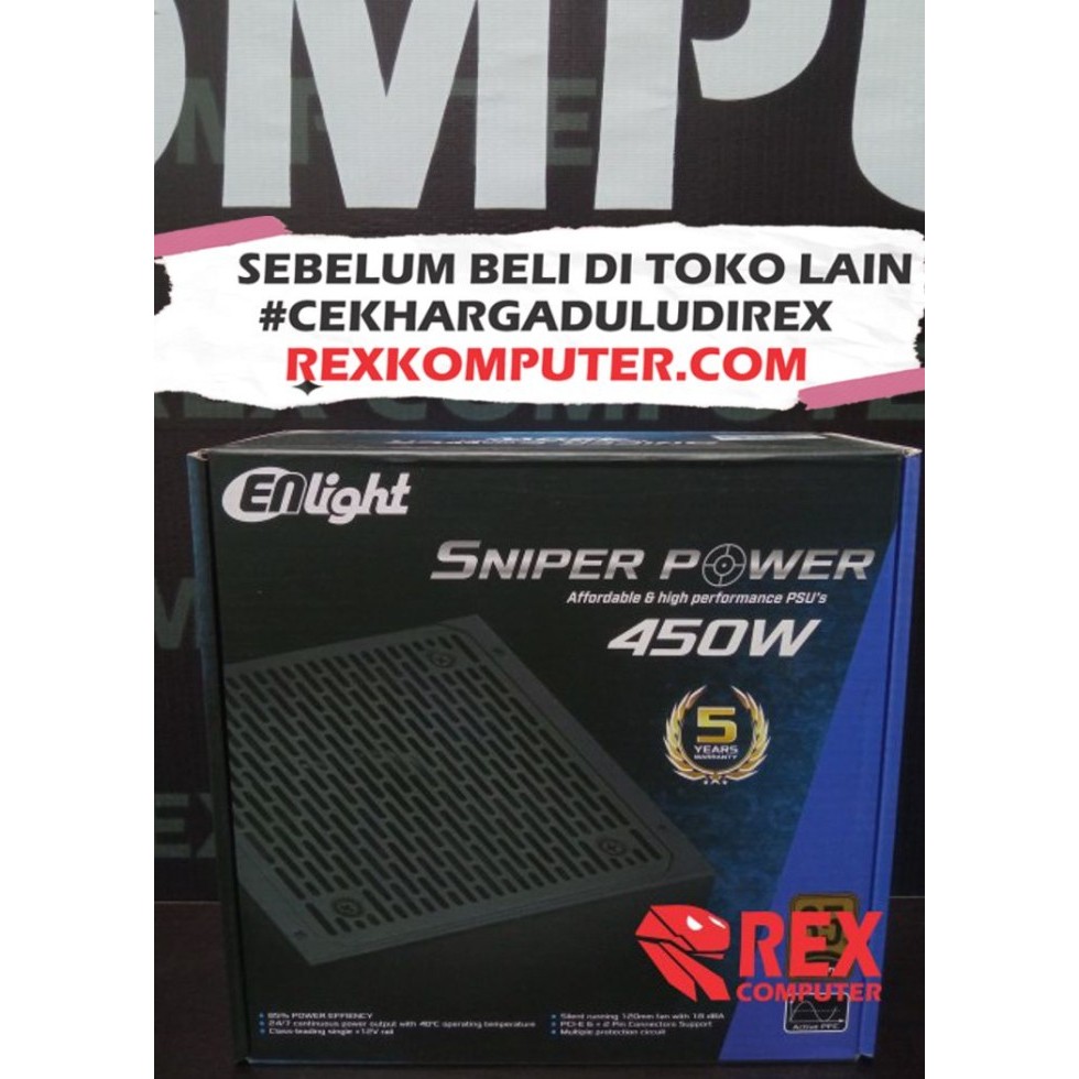 Jual PSU ENLIGHT 450W Power Supply PC Komputer CPU | Shopee Indonesia