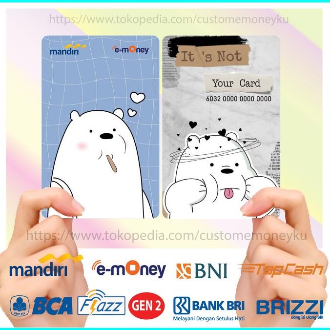 Jual Produk Baru!! KARTU EMONEY MANDIRI BCA GEN 2 BNI BRI ICE BEAR WE ...