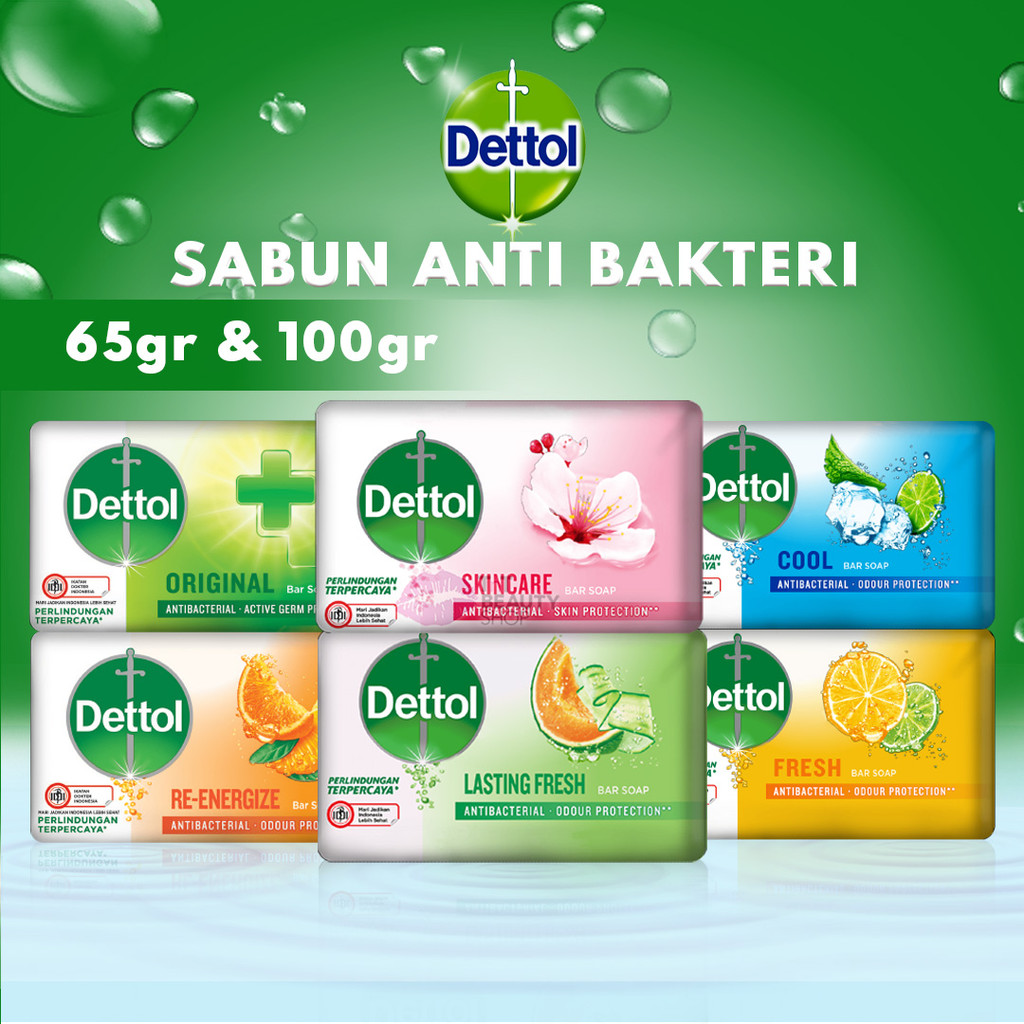 Jual Dettol Sabun Batang Anti Bakteri - Soap Bar - 60gr - 100gr | Tnt ...