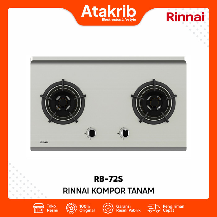 Jual Rinnai Built In Hob Rb-72S Kompor Tanam 2 Tungku 70Cm | Shopee Indonesia