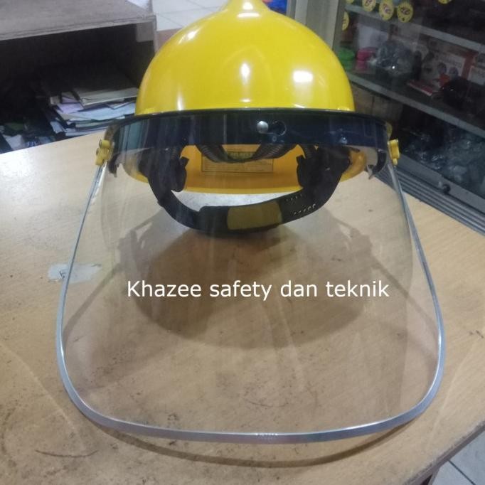Jual Helm Proyek Apd / Helm Face Shield / Helm Proyek Face Shield ...
