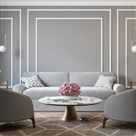 Jual Rwet-23 Lis List Border Profil Wall Moulding/Molding Panel Pvc Dekorasi Hiasan Dinding Anti ...