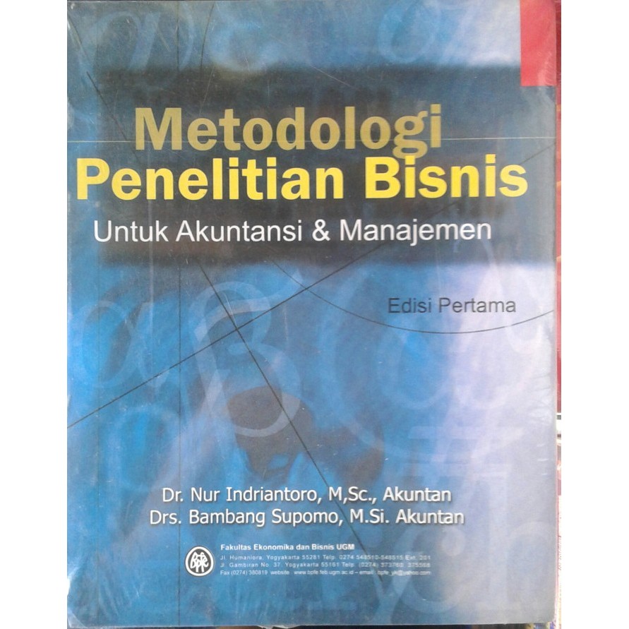 Jual BUKU METODOLOGI PENELITIAN BISNIS UNTUK AKUNTANSI & MANAJEMEN | Shopee Indonesia