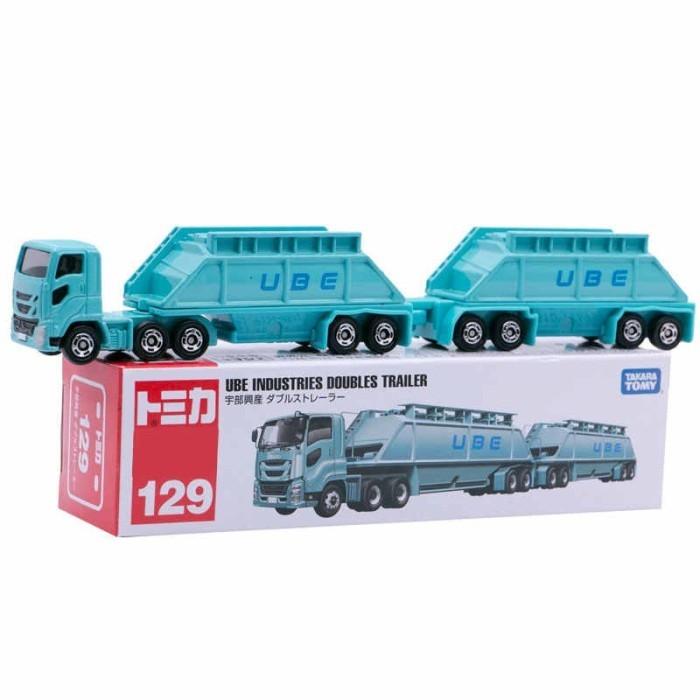 Jual Tomica Long 129 UBE Industries Doubles Trailer Diecast Truck ...