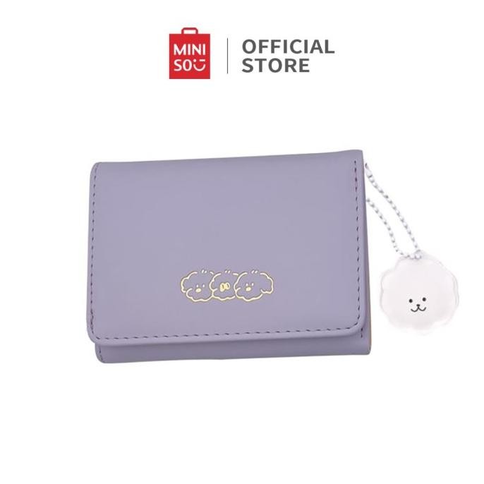 Jual Miniso Dompet Wanita Tri-Fold Women's Wallet Dompet Pendek Lipat ...