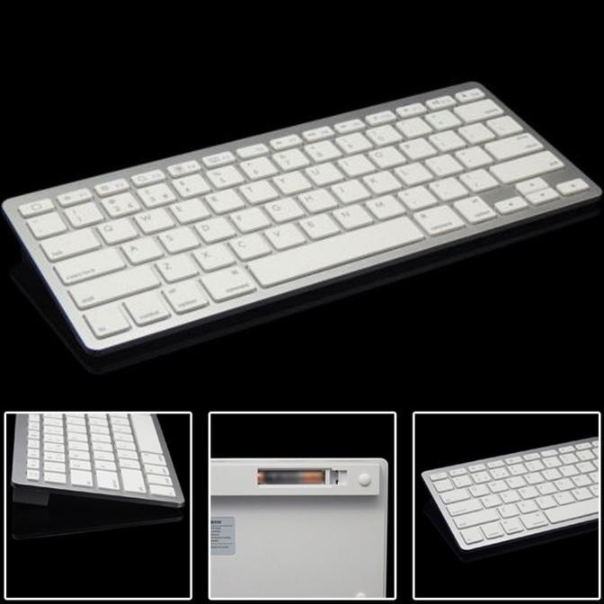Jual Produk Baru!! KEYBOARD APPLE MAC PC WIRELESS BLUETOOTH LIKE ...