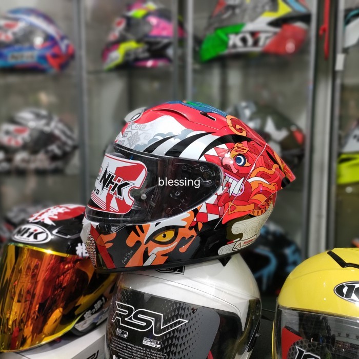 Jual NHK GP R TECH STREET BO BEN #7 HELM FULL FACE | Shopee Indonesia