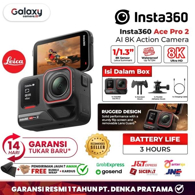 Jual Insta360 Ace Pro 2 8K Ai Powered Action Camera Insta 360 Garansi Resmi | Shopee Indonesia