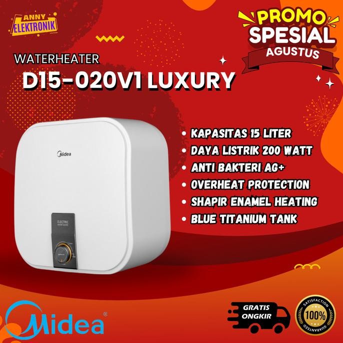 Jual Baru New Produk Midea Water Heater Elektrik D15 020V1 | Shopee ...
