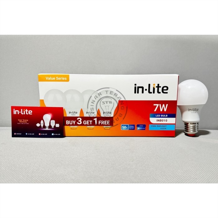 Jual PAKET SUPER MURAH BELI 3 GRATIS 1 BOHLAM INLITE BULB VALUE SERIES ...