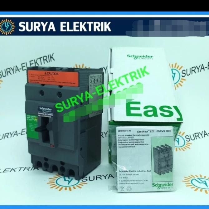 Jual terbaru mccb mcb schneider ezc 100f f 100a 100a 100 ampere mcb schneider ezc | Shopee Indonesia