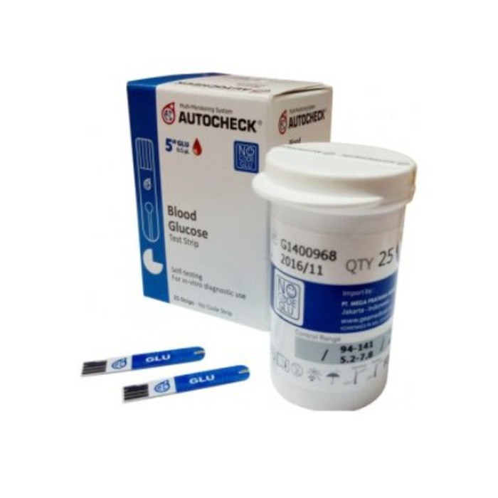 Jual Strip Autocheck Gula / Stik Autichek Glukosa / Autocheck Glucosa ...