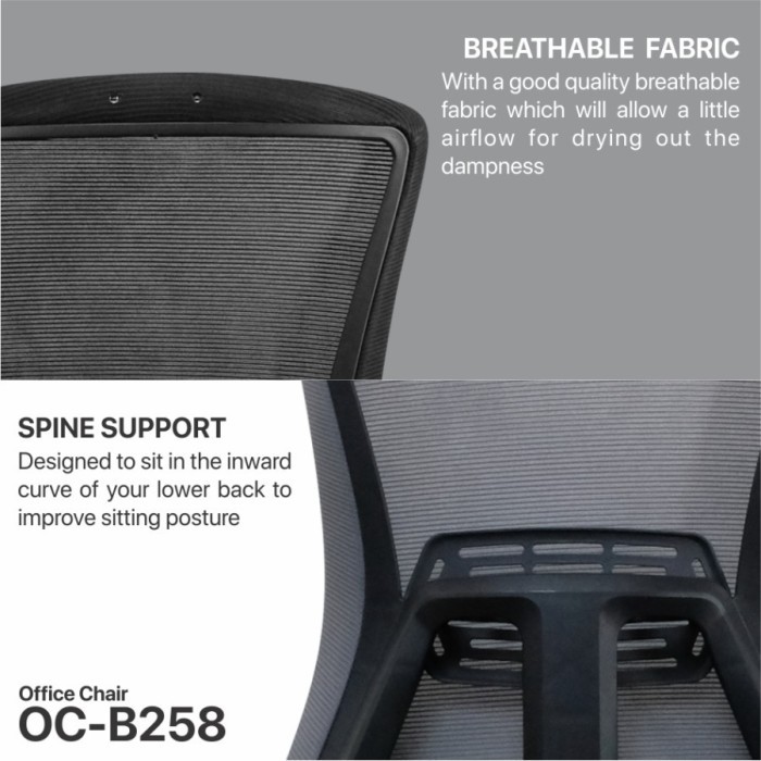 Jual Fantech Kursi Kerja Kantor OCB258 / OC-B258 Premium Office Chair | Shopee Indonesia