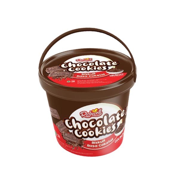 Jual RICHWELL COOKIES CHOCOLATE TIN 400 GR | Shopee Indonesia