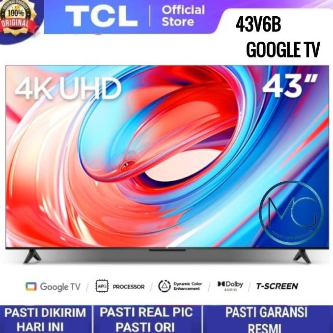 Jual Tcl Led Tv 43 Inch 43A8 Uhd 4K Bluetooth Android Smart Tv | Shopee ...