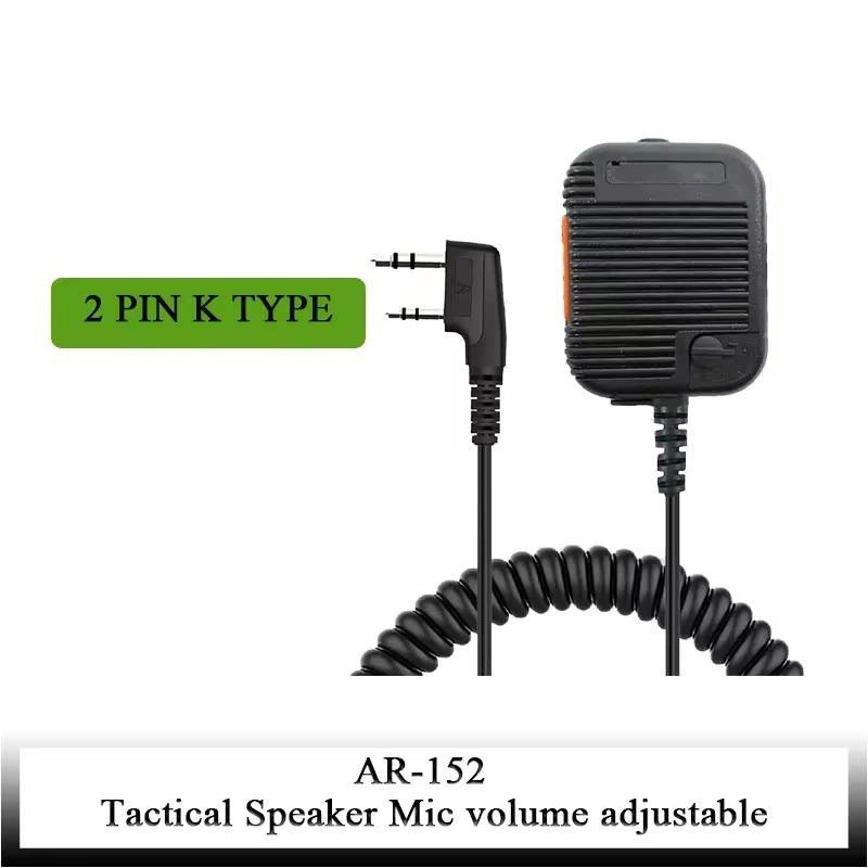 Jual Speaker Microphone Push To Talk PTT for Baofeng Walkie Talkie - AR ...