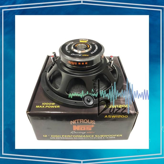 Jual NEW SPEAKER SUBWOOFER 12 INCH ADS NITROUS NOS RACING ASW 1200 | Shopee Indonesia