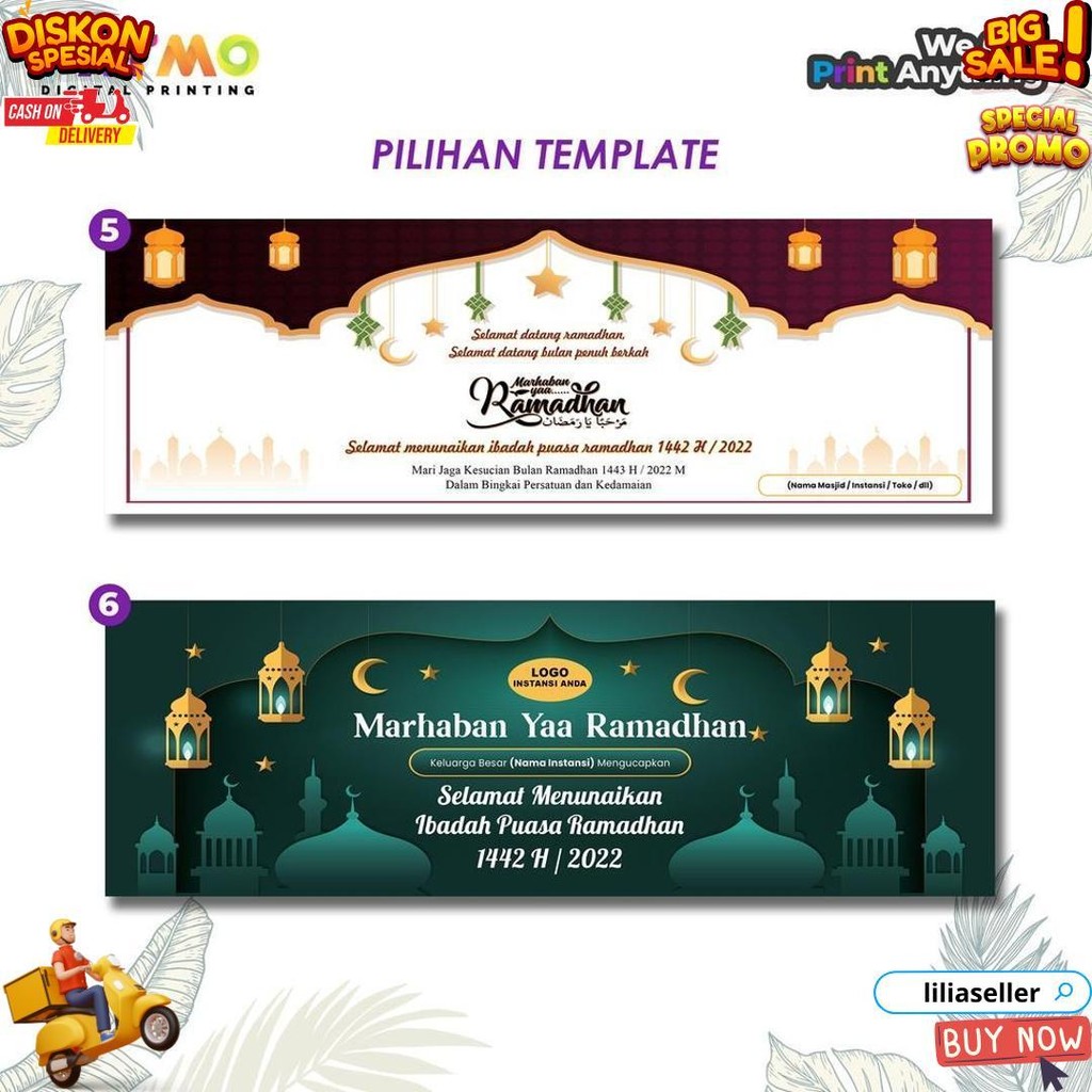 Jual Banner Edisi Ramadhan D Promo Puncak | Shopee Indonesia
