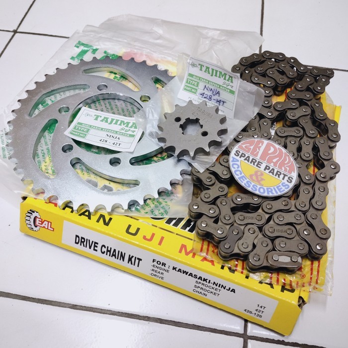 Jual Paket Rantai Ninja Gir Gear Set Dan Rantai Ninja 428-128 42T-14T ...