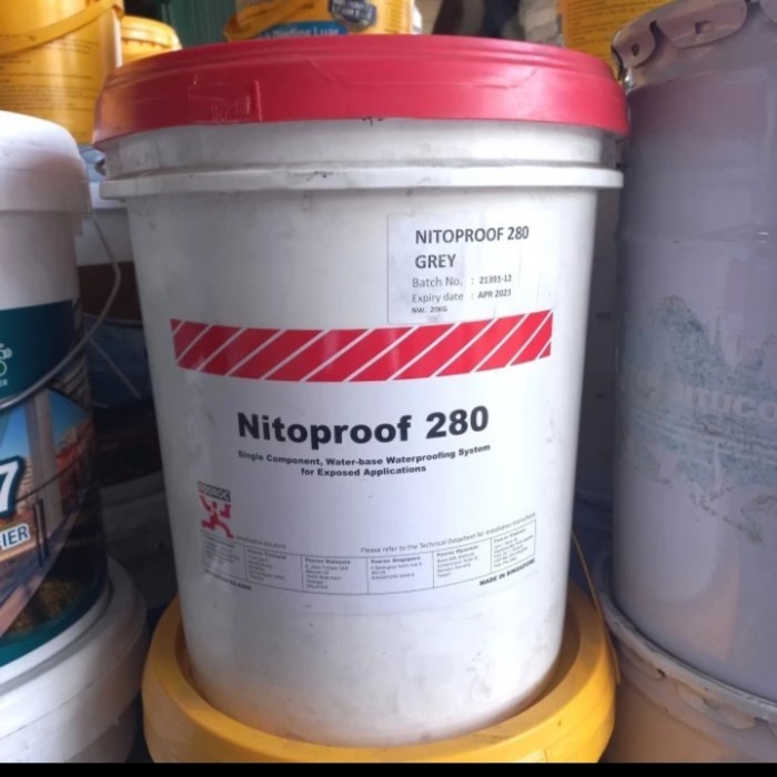 Jual Fosroc Nitoproof 280 Grey Dan Black | Shopee Indonesia