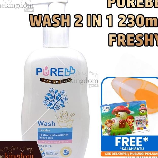 Jual Purepure Baby Wah 2 In 1 Frehy 230Ml Abun Mandi Cair Ana Bayi ...