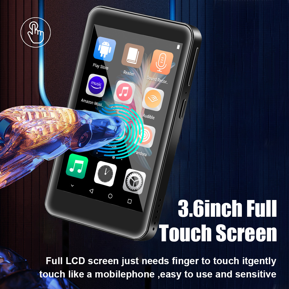 Jual MP4 Player 3.6inch Full Touch Screen Bluetooth WiFi MP3 MP4 Music ...