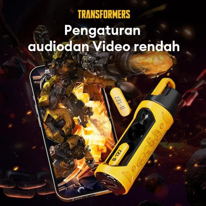 Jual produk baru!! transformers t11 tws bluetooth earphone v5.4 gaming headphone earbuds ...
