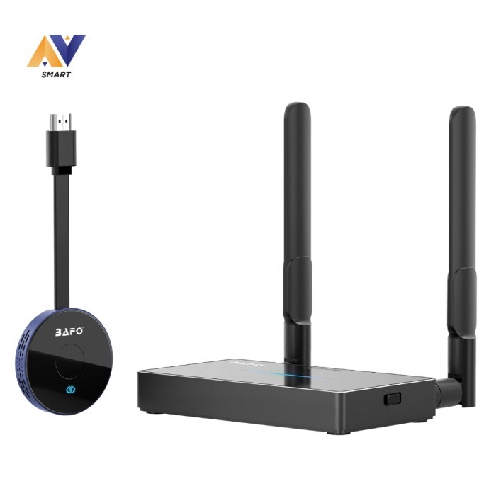 Jual BAFO BF-380 BF380 WIRELESS HDMI EXTENDER TRANSMITTER RECEIVER ...