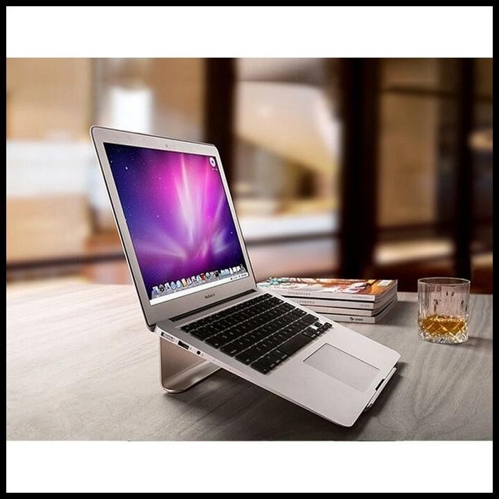 Jual Stand macbook air macbook pro Aluminium Stand Holder Laptop NP-5 ...