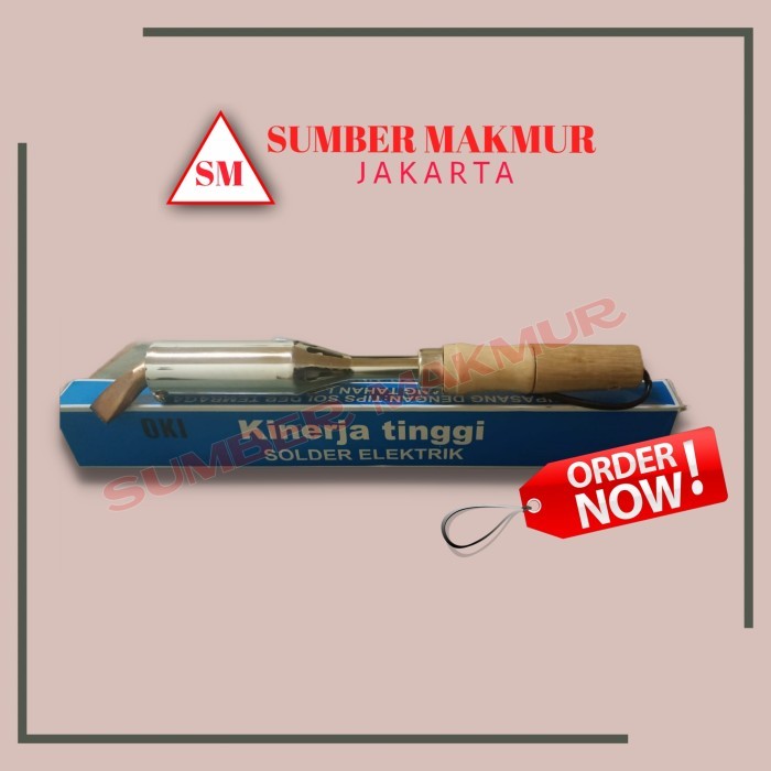 Jual Barang Ready Solder listrik gagang kayu OKI | Shopee Indonesia