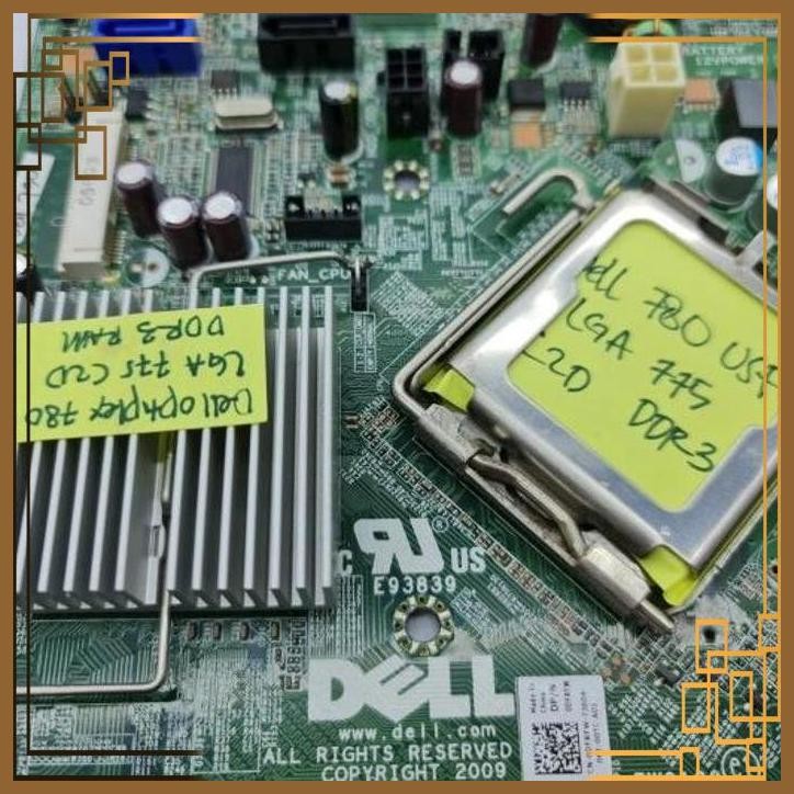 Jual [SNC] DELL OPTIPLEX 780 MOTHERBOARD USFF 0DFRFW DFRFW G785M MAIN ...