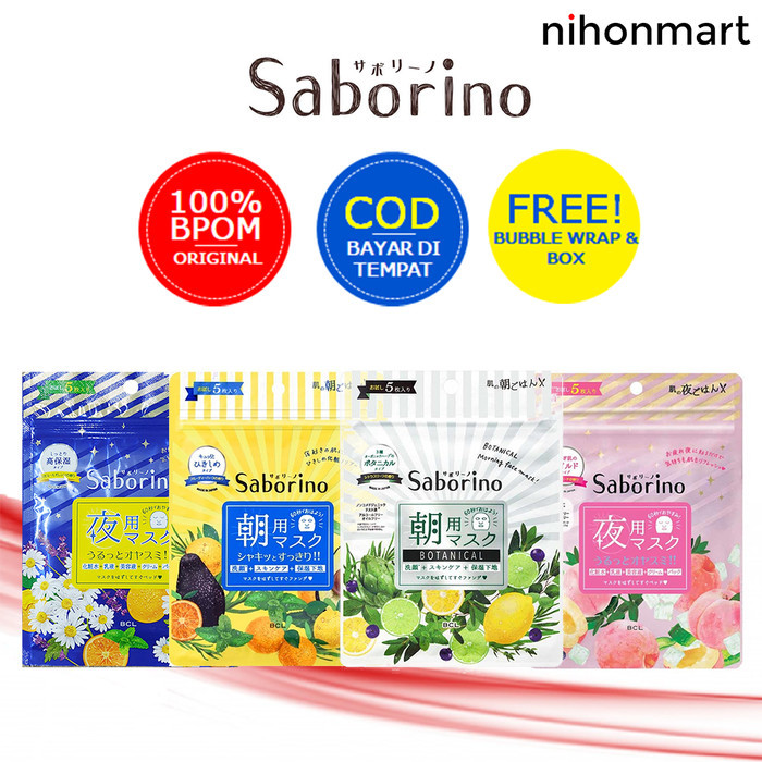 Jual Saborino Sheet Mask (5Pcs) | Shopee Indonesia