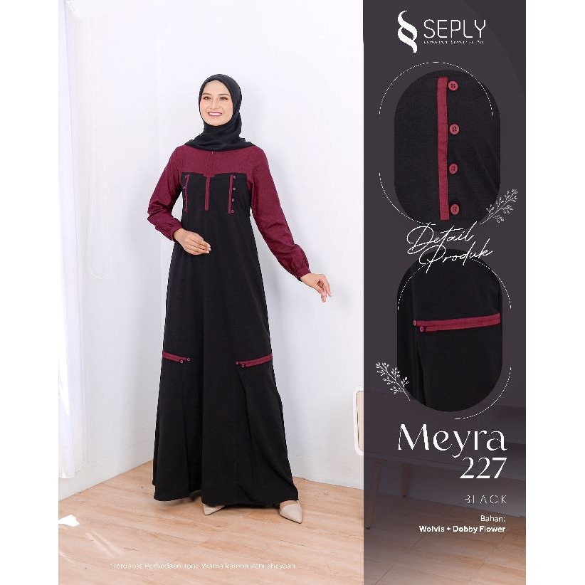 Jual GAMIS SEPLY MEYRA 227 | Model Baju Gamis Terbaru Lebaran 2025 ...