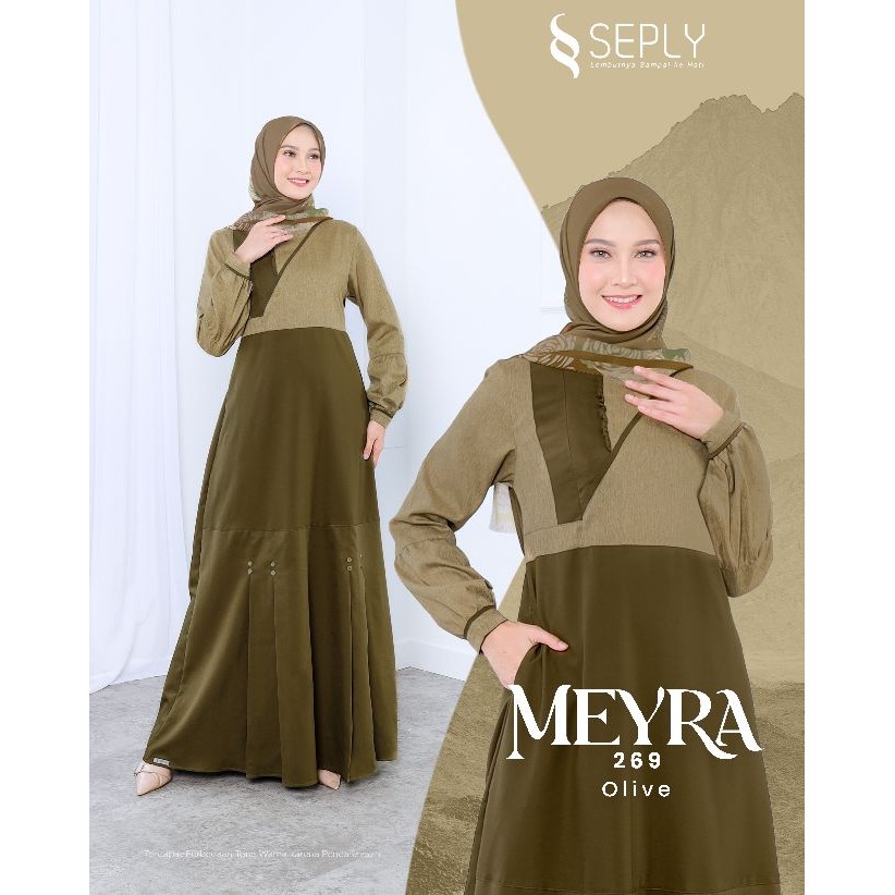 Jual GAMIS SEPLY MEYRA 269 | Model Baju Gamis Terbaru Lebaran 2025 ...