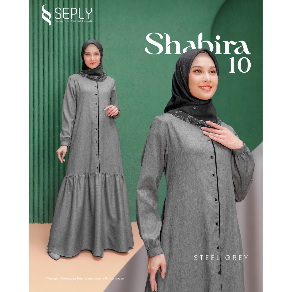 Jual GAMIS SEPLY SHABIRA 10 | Model Baju Gamis Terbaru Lebaran 2025 ...