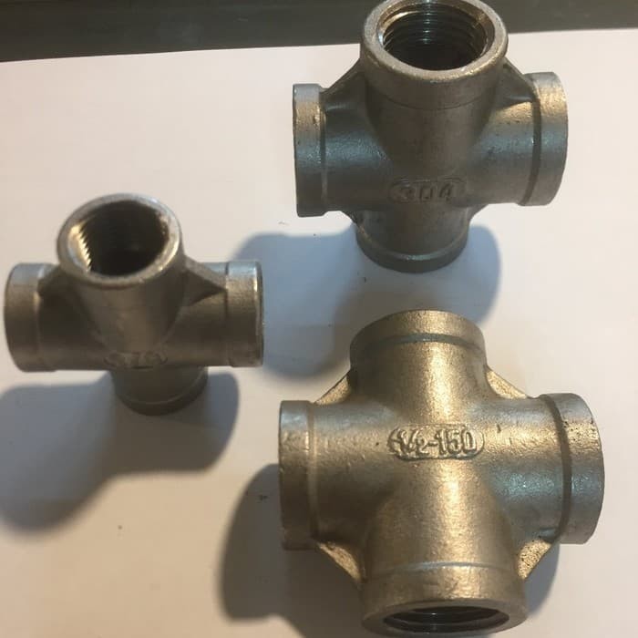 Jual Cross tee stainless 3" inch | Shopee Indonesia