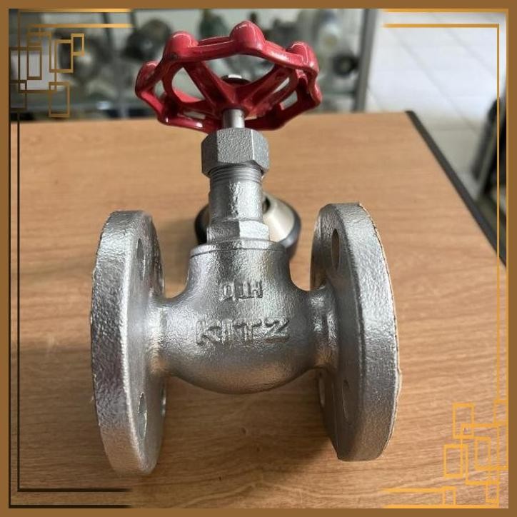 Jual [SRB] GLOBE VALVE FLANGE KITZ 3/4 INCH DN20 JIS10K JAPAN STEAM UAP ...