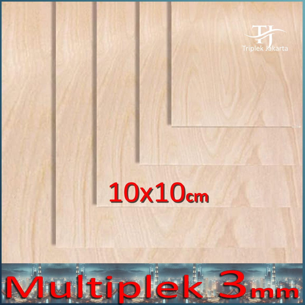 Jual Triplek 3mm 10x10 cm ( Multiplek 3 mm | 10x10cm | 10 x 10 cm ...