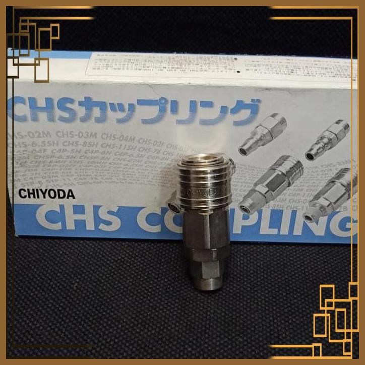 Jual [SRB] QUICK COUPLER CHIYODA CS-TG / SP20 Selang 8mm CH0000022 ORIGINAL JAPAN | Shopee Indonesia
