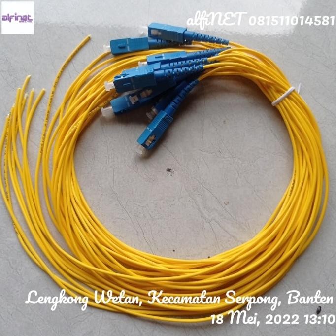 Jual Kabel Pigtail SC UPC 2mm Core Fiber Optic 1m 1,5m 2m 2.0mm ...