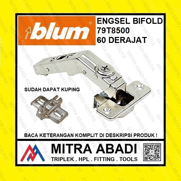 Jual ENGSEL SENDOK BLUM BI FOLD BIFOLD SUDUT LEMARI BI-FOLD CABINET ...