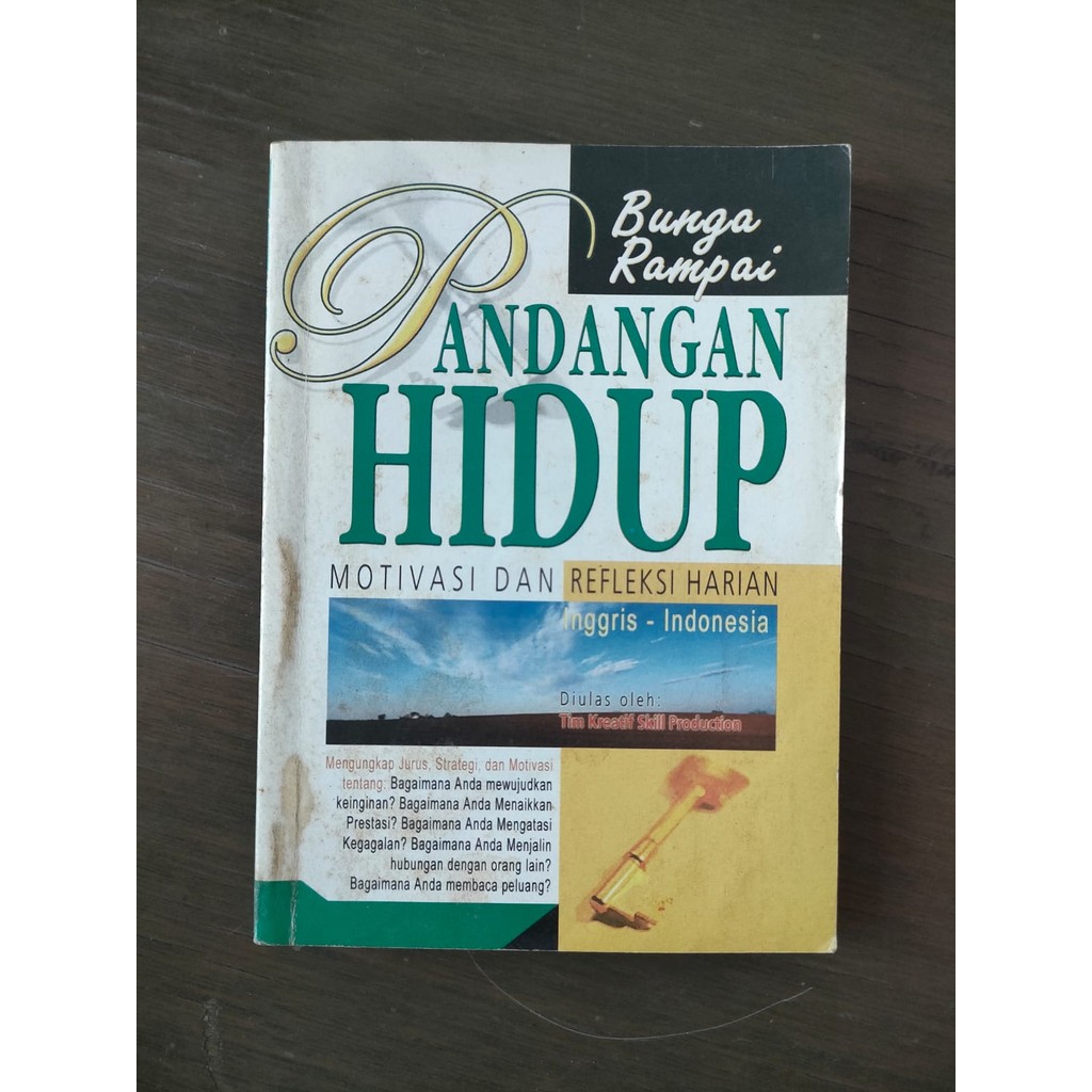 Jual BUKU PANDANGAN HIDUP MOTIVASI DAN REFLEKSI HARIAN | Shopee Indonesia
