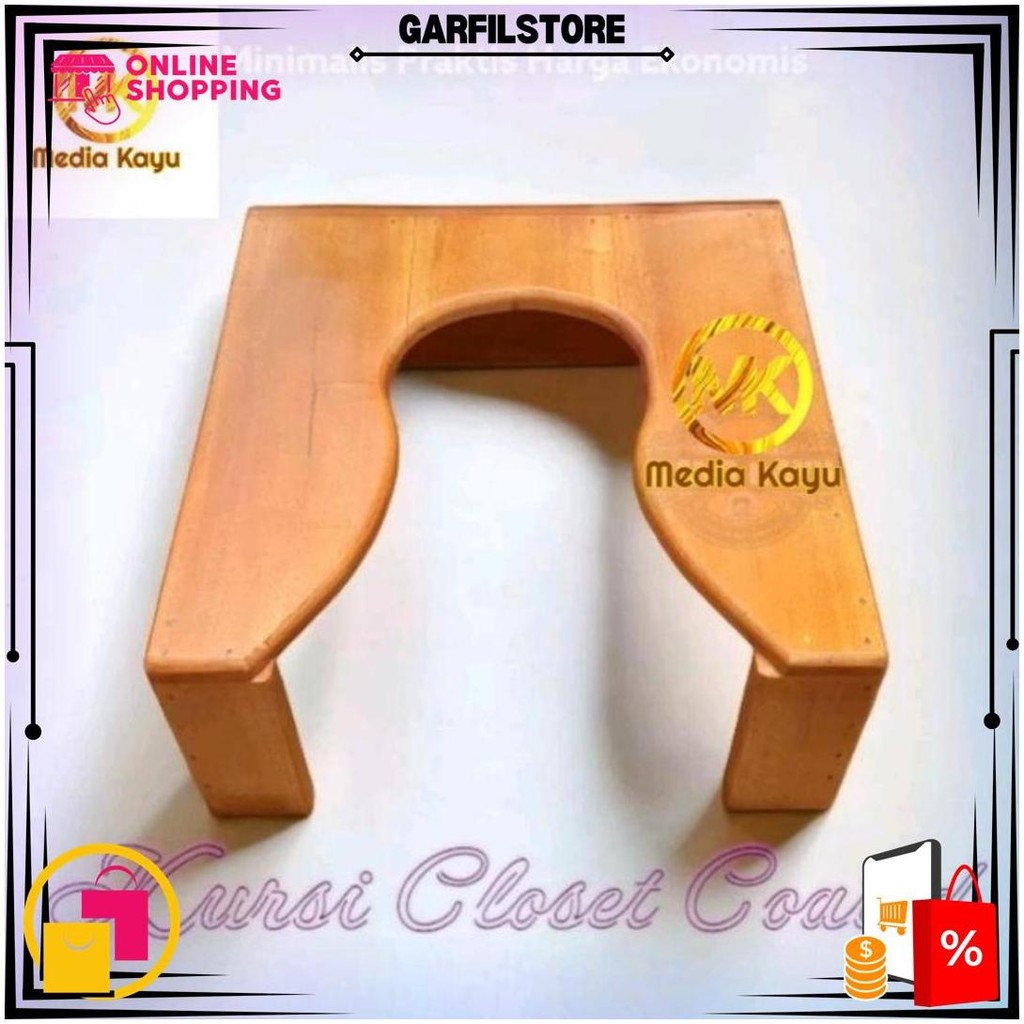 Jual Kursi Toilet Kursi Wc Duduk Lansia Kursi Jongkok Kayu Bangku ...