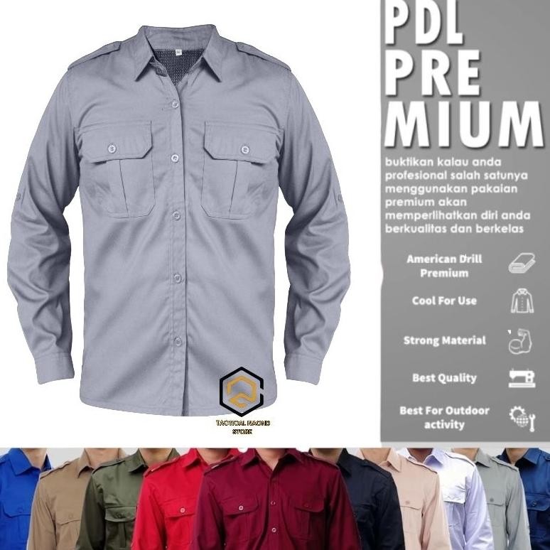 Jual BISA COD TERLARIS Kemeja Seragam kerja / Lapangan Outdoor American ...