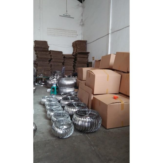 Jual Turbine Ventilator Exhaust Atap Cyclone Alluminium D-45Cm (18 ...